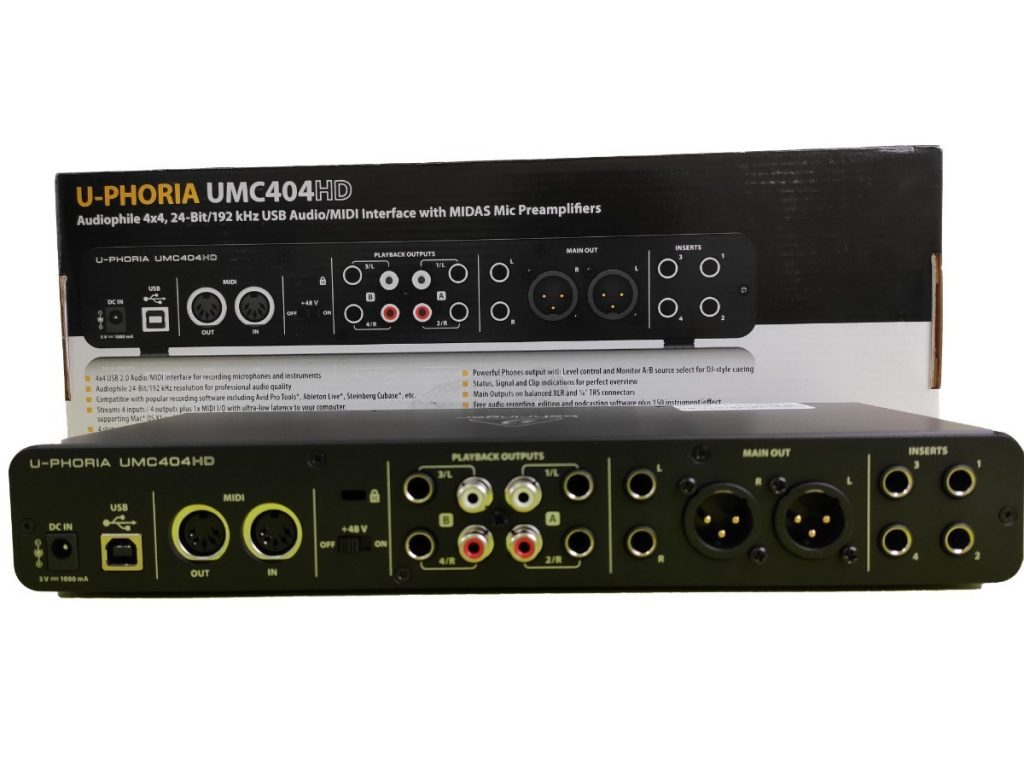INTERFACE BEHRINGER UMC-404HD - Alamo Musical