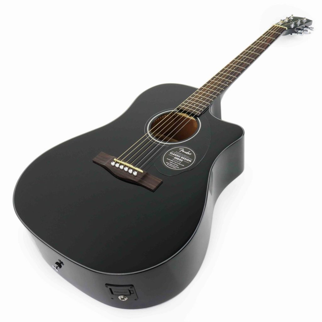 Guitarra Fender Cd-60sce Dreadnought Negra 0970113006 - Alamo Musical