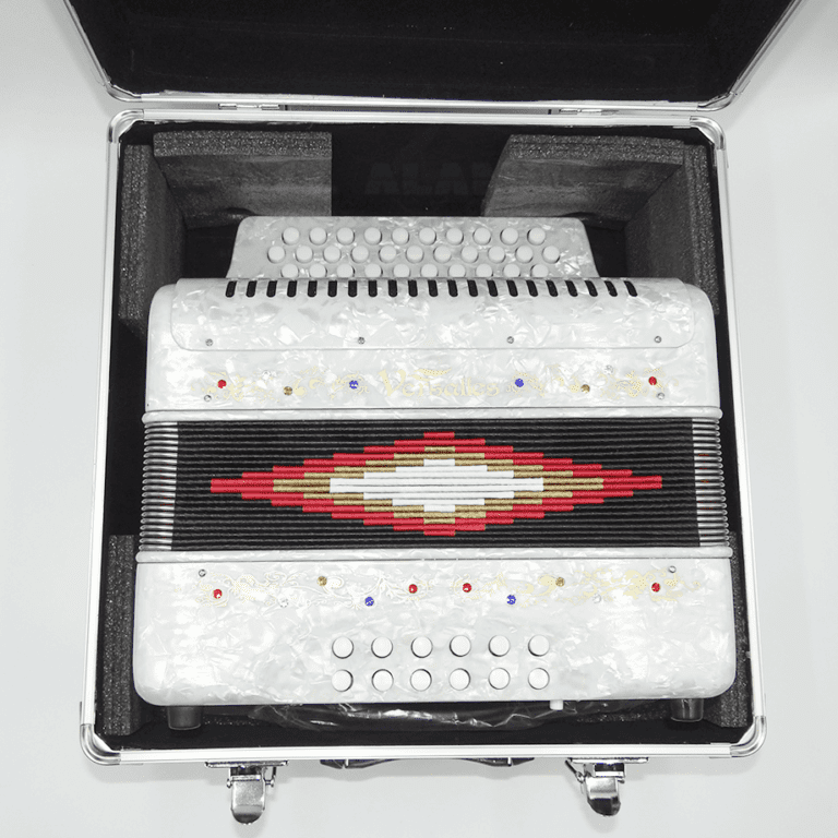 Acordeón Versalles 3112T Blanco 31 Botones Tradicional FA - Alamo Musical