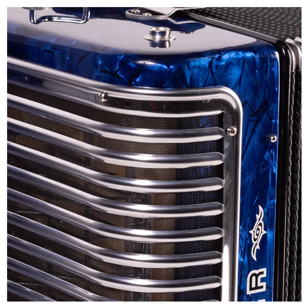 Acordeón Hohner Corona II Xtreme A5441 FA-SIB-MIB Azul Marino con Funda ...