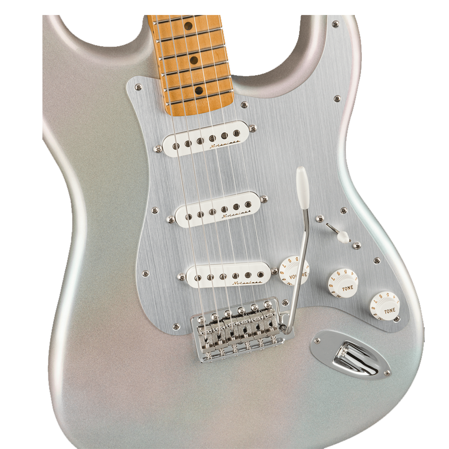Guitarra Eléctrica Fender Strat HER Resplandor Cromado 0140242343 ...