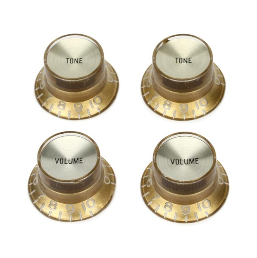 Perilla Gibson Top Hat Gold Metal Insert Gold PRMK-030 - Alamo Musical