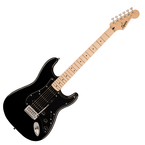 Guitarra Eléctrica Fender Squier Sonic Strat HSS MN BPG BLK 0373203506 ...